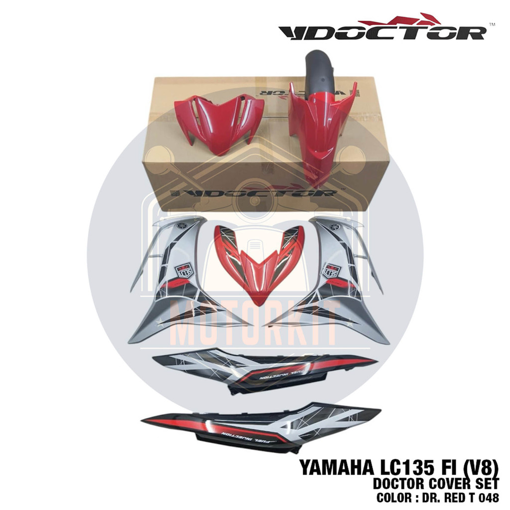 YAMAHA LC V8 LC135 FI 135LC SPECIAL CUSTOM COLOR BARU BODY COVER SET ...