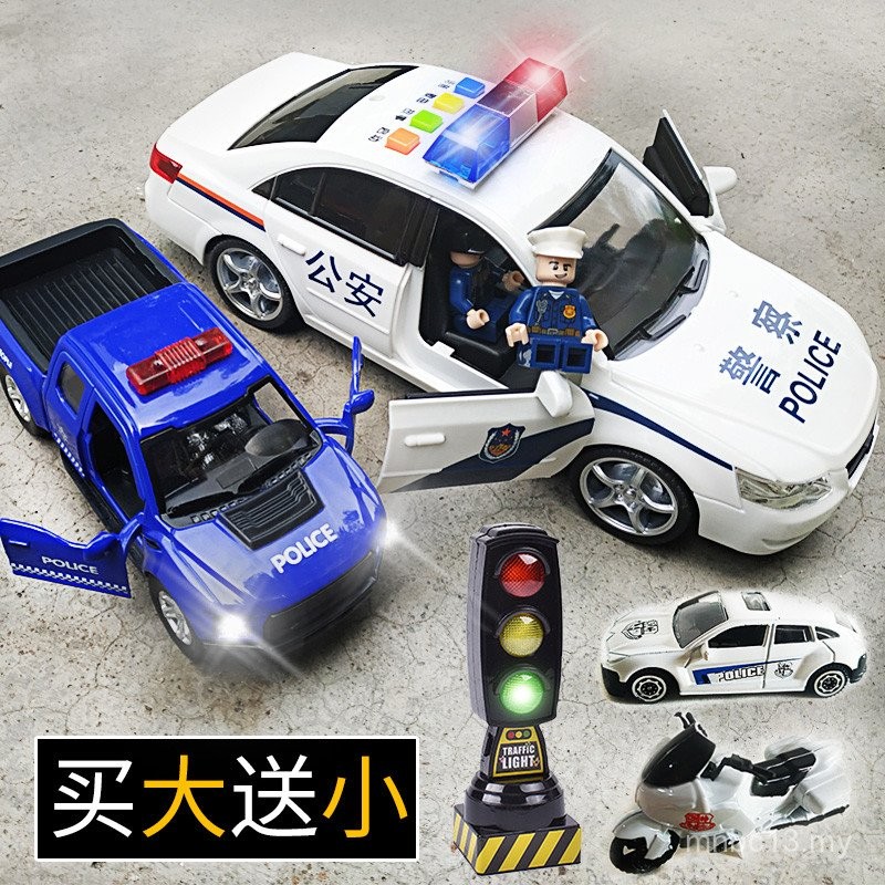 110 Kereta Polis Besar Model Kereta Aloi Inersia Lelaki Ambulans Boleh ...