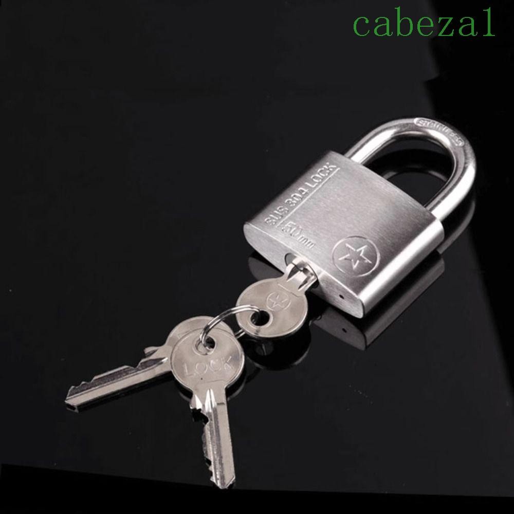 CABEZA 304 Stainless Steel Padlock, Weatherproof Heavy Duty Gate ...