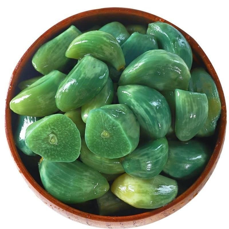 【Sold out】Shandong Laba Garlic Green Garlic Pickles Appetizer Sweet and ...
