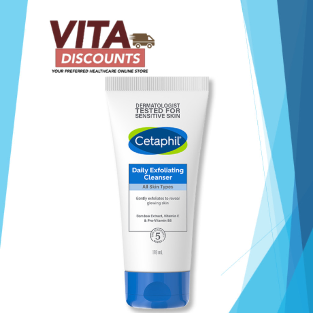 CETAPHIL DAILY EXFOLIATING CLEANSER 178ML EXP08/2026 | Shopee Malaysia