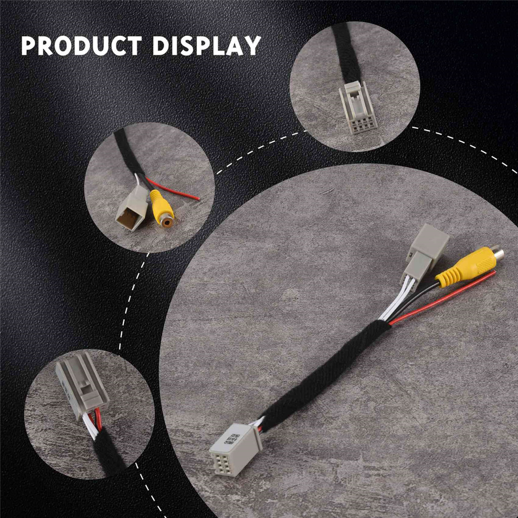 D1 Car Rear View Camera Video Reverse Camera Convert Cable Adapter for ...