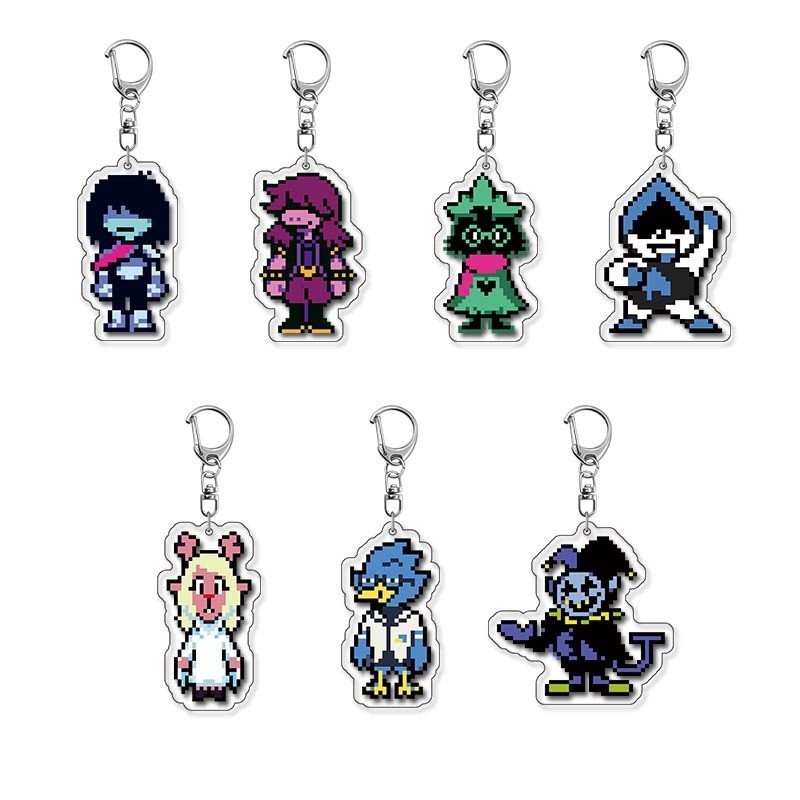 Deltarune Anime Peripheral Transparent Acrylic Keychain Pendan | Shopee ...