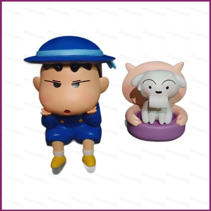 Sta6 Crayon Shin-chan Action Figure Shinnosuke Nohara Pull stinky ...