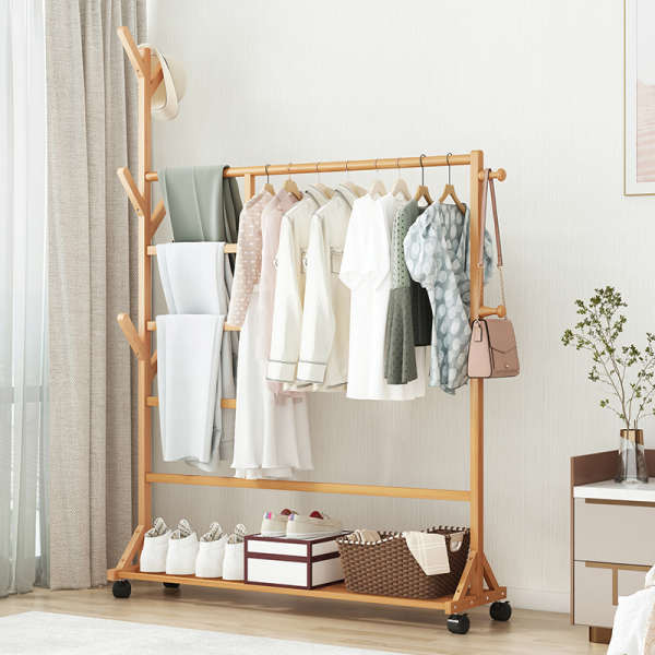 clothes hanging rack hanger baju clothes rack Rak kot dari lantai ke ...