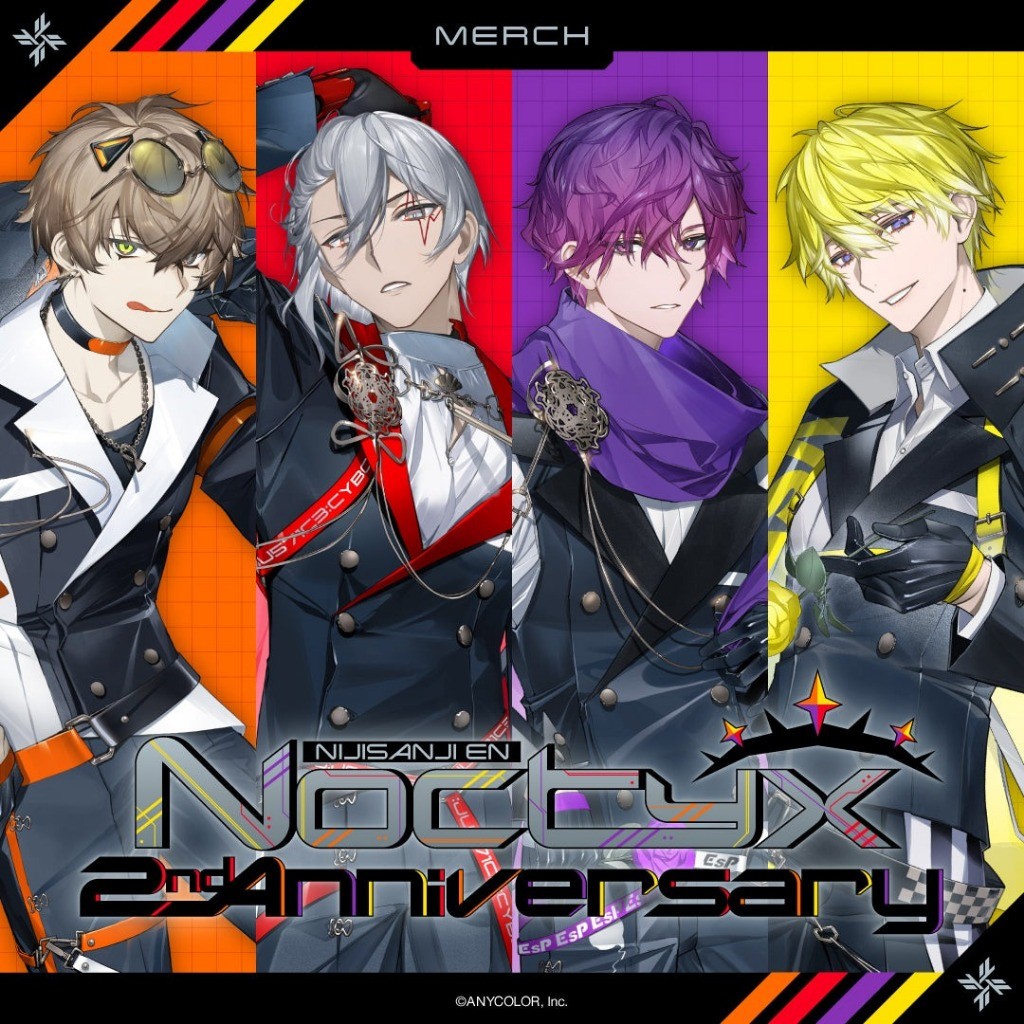 [PO] Nijisanji EN Noctyx 2nd Anniversary Goods feat Alban Knox Sonny Brisko Uki Violeta Fulgur ...