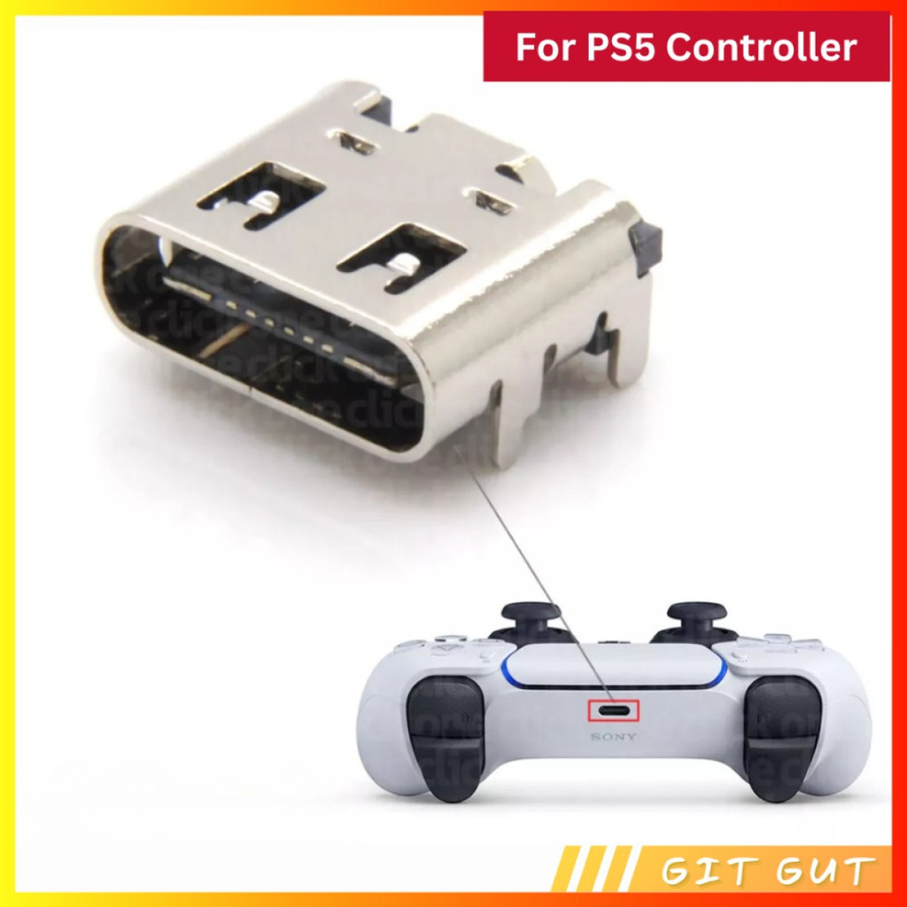 Ps5 Dualsense Controller Charging Port Type C Socket Replacement Socket ...