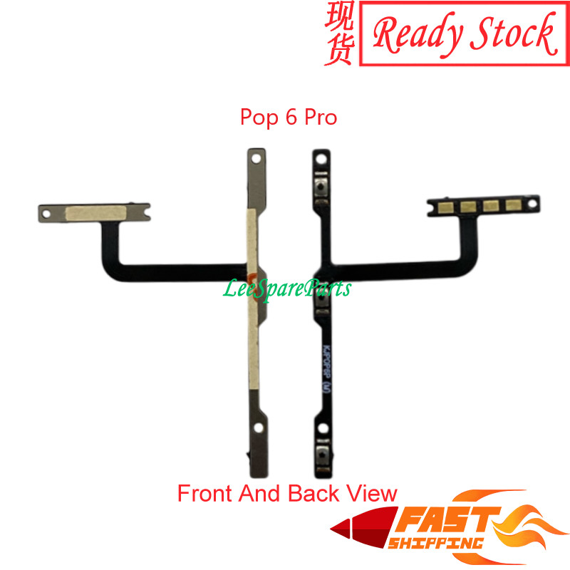 Tecno Pop 6 Pro Power On Off Volume Switch Button Flex Ribbon For ...