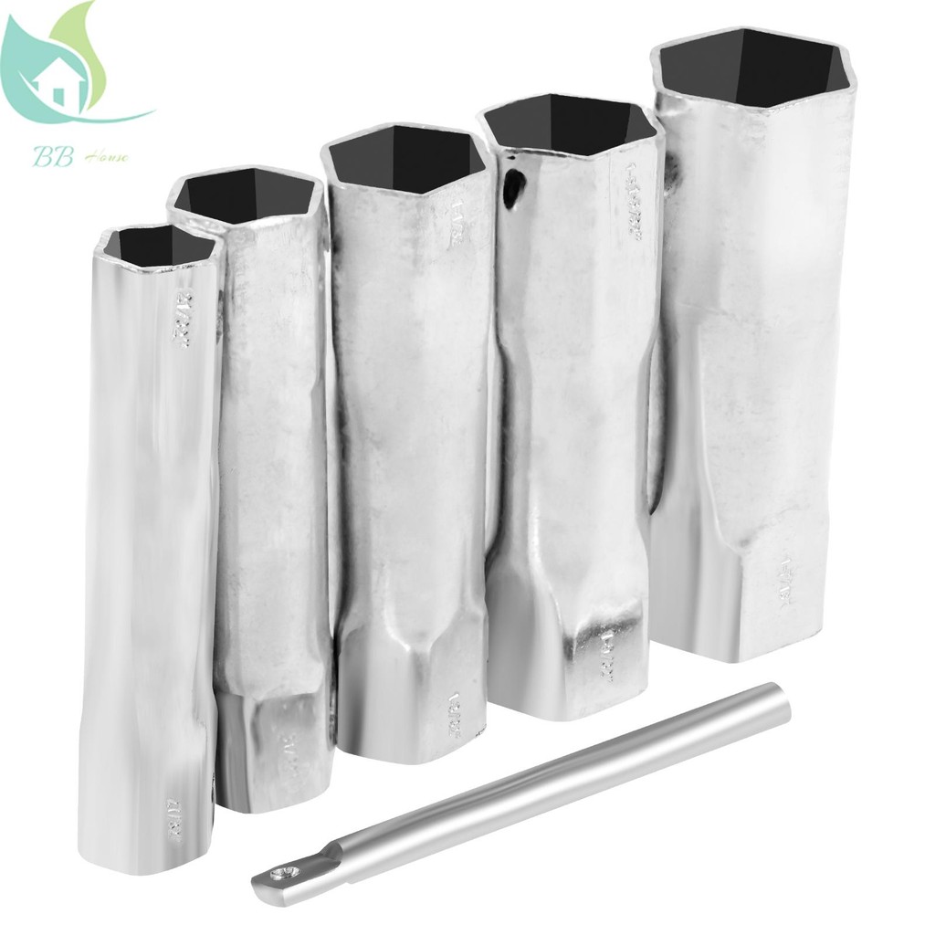 6Pcs Shower Valve Socket Wrench Set 5 Sizes Double Ended Plumbers ...