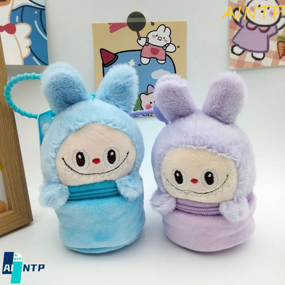 AINTP Guitar Labubu Plush Doll, The Powerpuff Girls Anti-lost Rabbit ...