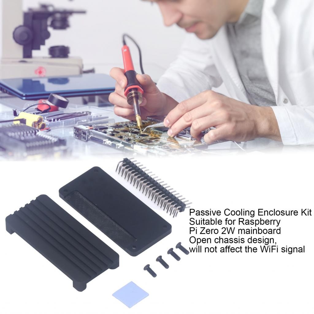 Supergoodsales Heat Dissipation Enclosure Passive Cooling for Raspberry ...