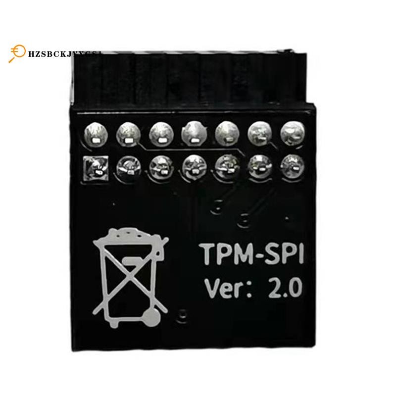 TPM 2.0 Encryption Security Module Board Remote Card 14Pin SPI TPM2.0 Module Board for ASUS ...