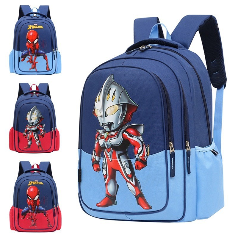 Hero Ultraman Bag - Boy's Cartoon Backpack - Large capacity Children's ...