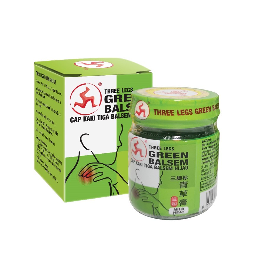 3LEGS GREEN BALSEM 36G (MID HEAT) | Shopee Malaysia