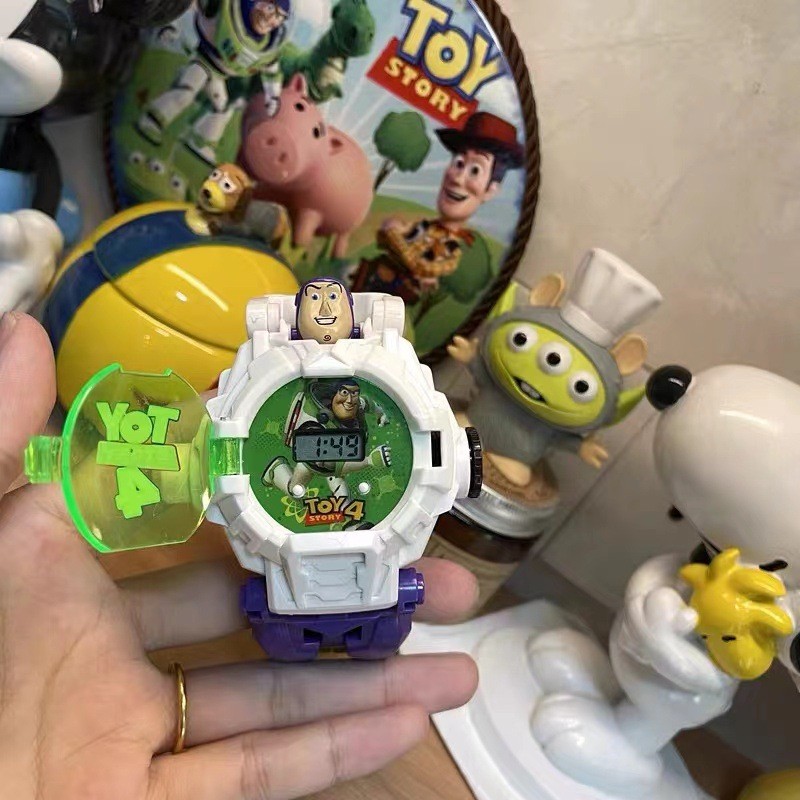 Buzz Lightyear Children's Toys Electronic Projection Watch | Shopee ...