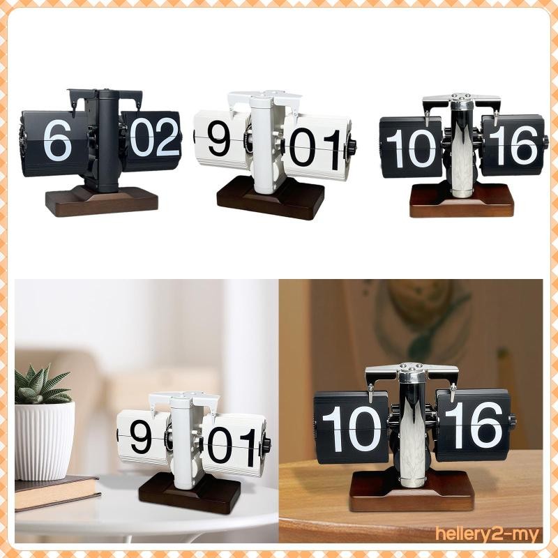 [HelleryabMY] Desk Clock Bedroom Flip Digital Modern Table Flip Clock ...