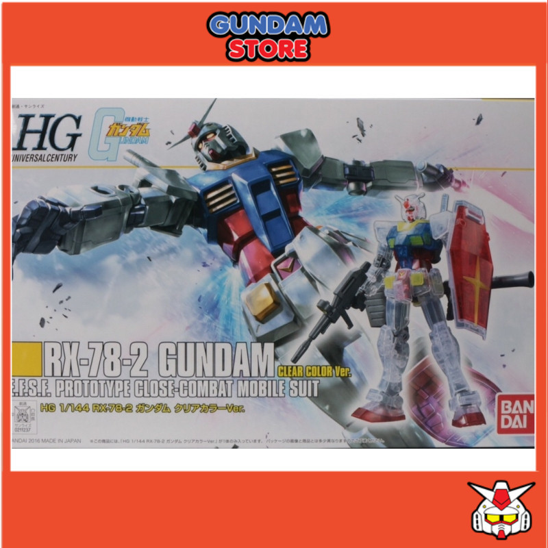 Bandai HG 1/144 RX-78-2 Gundam Clear Color Ver | Shopee Malaysia