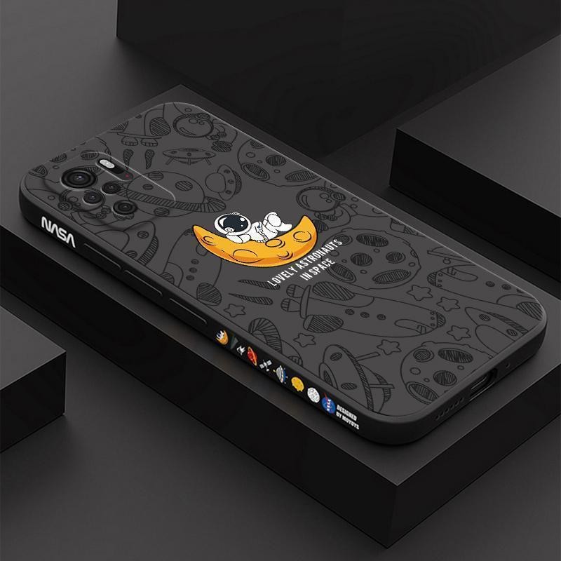 Casing Redmi Note 10 4G , solid color Redmi Note 10S Space illustration ...