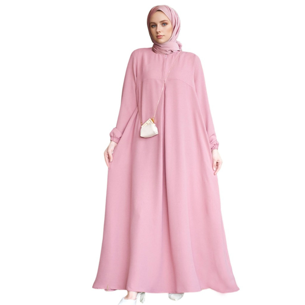 Baru Raya 2025 Viral Muslimah Women Abaya Kaftan Long Sleeved ...
