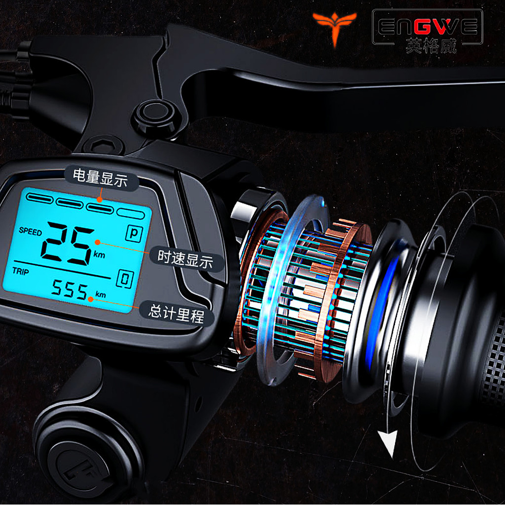Ingenewei Instrumen Asal Kawalan Kelajuan Hendal 48V Skuter Elektrik ...