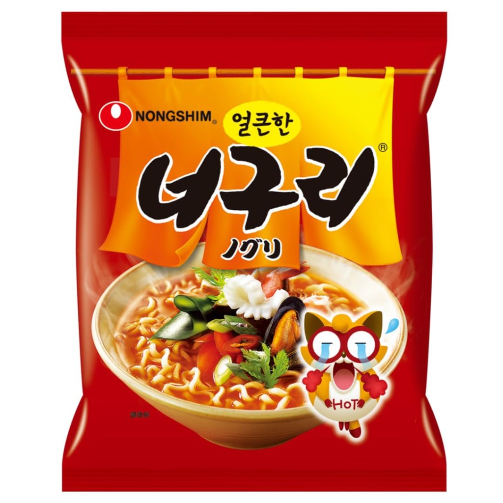 Nongshim Official Nokguri Ramen HOT (5-pack) - Korean Ramen - Instant ...