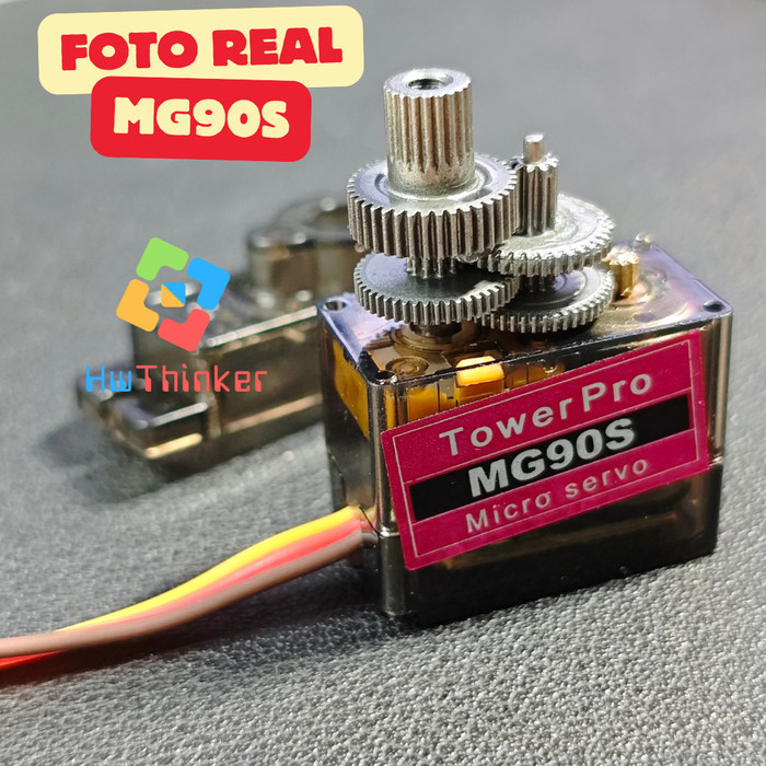 Servo Motor RC MG90S MG90 MG-90S Micro ALL Full Metal Gear Box Geared ...