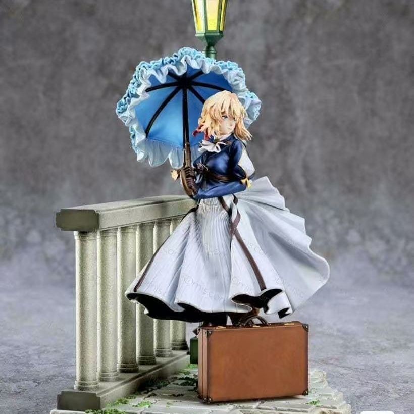 Violet Evergarden Figure GK Model 3~24cm Resin Model Putih Bercetak 3D ...