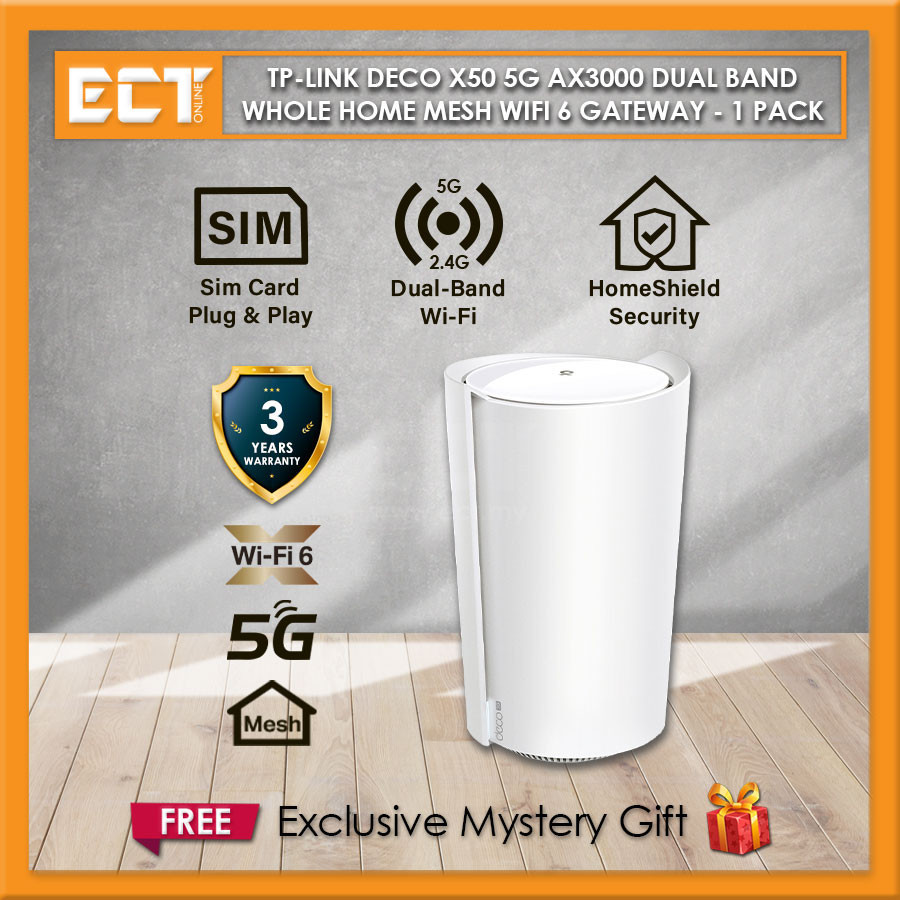TP-Link Deco X50 5G AX3000 Dual Band Whole Home Mesh WiFi 6 Gateway ...