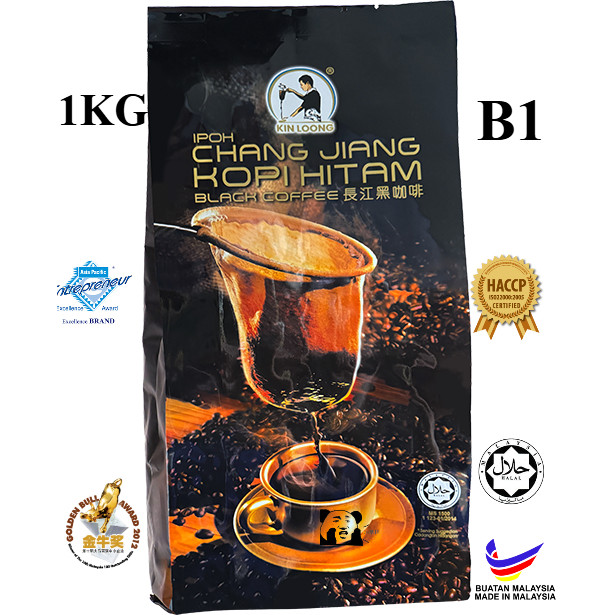 B1 IPOH FAMOUS Chang jiang Kaw Kaw black coffee KOPI HITAM serbuk kopi ...