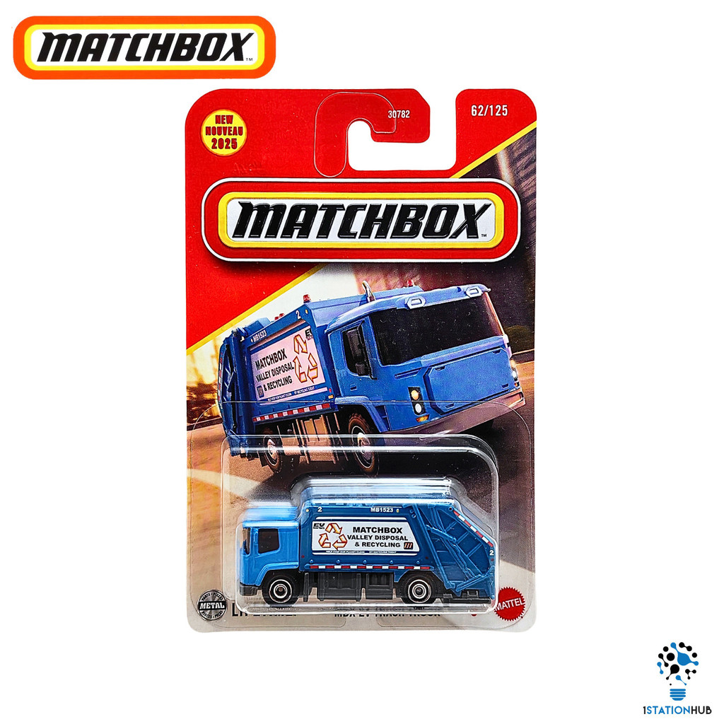 Matchbox MBX EV Trash Truck | Garbage Disposal Car | MBX Mattel Cars ...