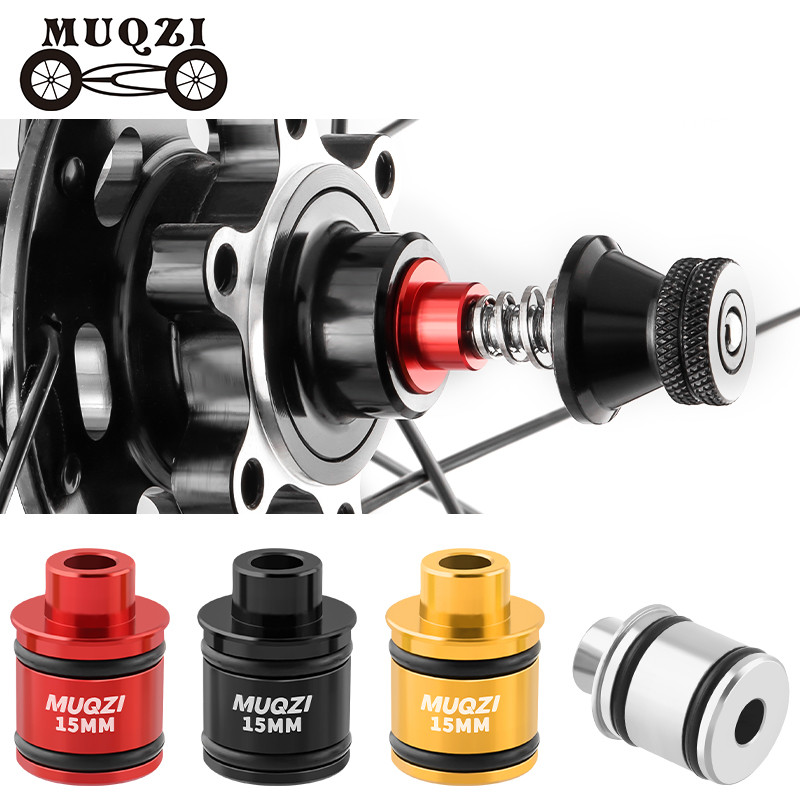 MUQZI Thru Axle Adapter Front Wheel Hub 15 to 9mm Rear Wheel Hub 12 to ...
