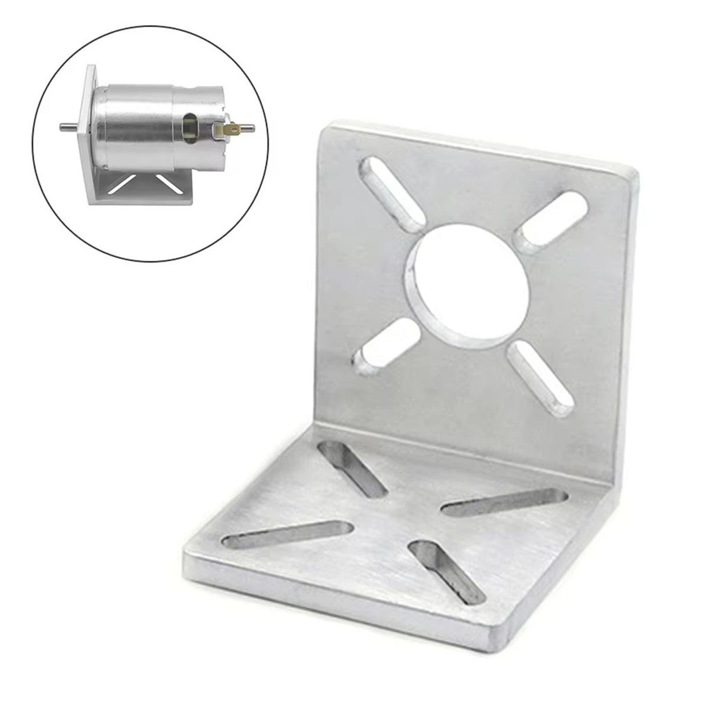DC Motor Mounting Bracket L-Shaped Thick Aluminium Alloy Universal ...