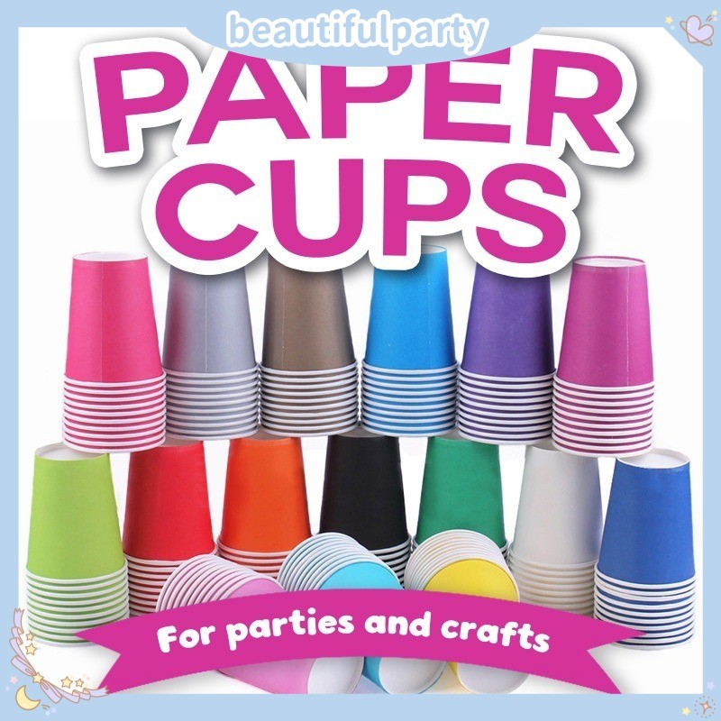 Disposable party paper cups suitable for children's birthday parties ...