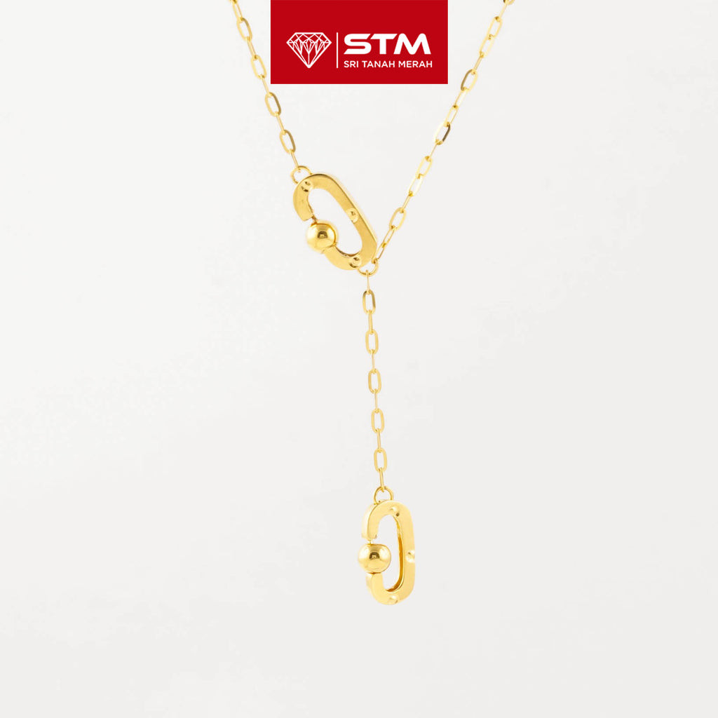 STM Exclusive Bajet Necklace/Rantai Leher 916 (22K Gold) | Shopee Malaysia