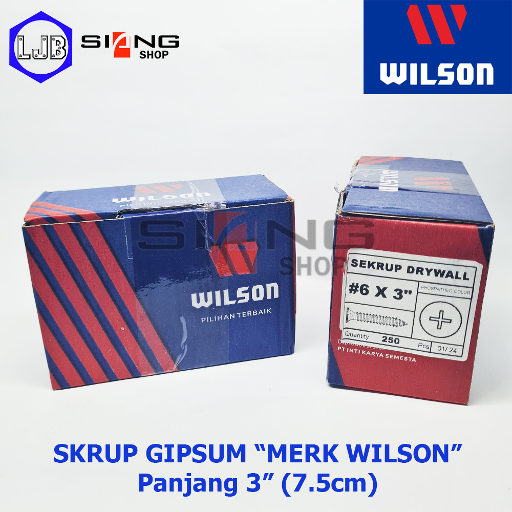Per Box WILSON Gypsum Screws Length 7.5cm | Shopee Malaysia