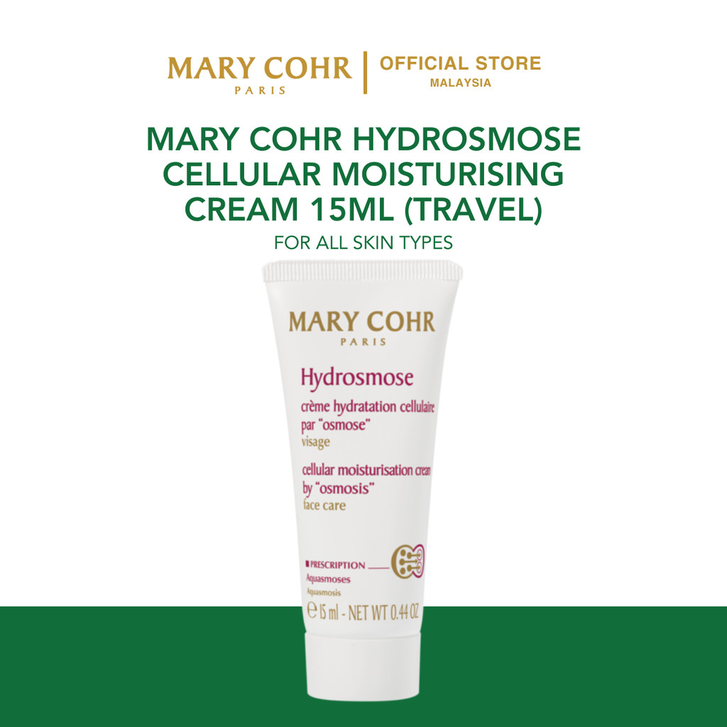MARY COHR HYDROSMOSE CELLULAR MOISTURISING CREAM 15ML (TRAVEL) | Shopee ...
