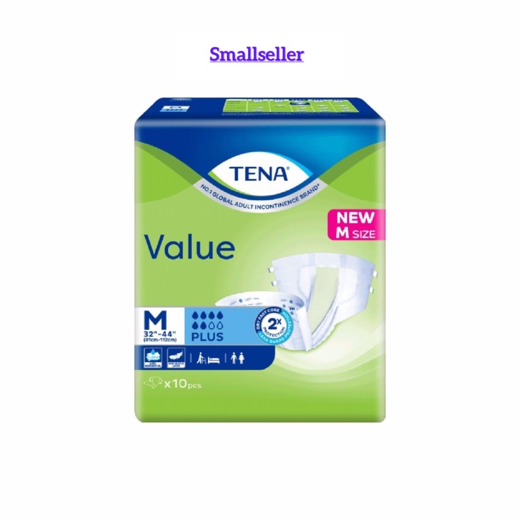 TENA Tape Diapers M Size 10's pcs | Shopee Malaysia