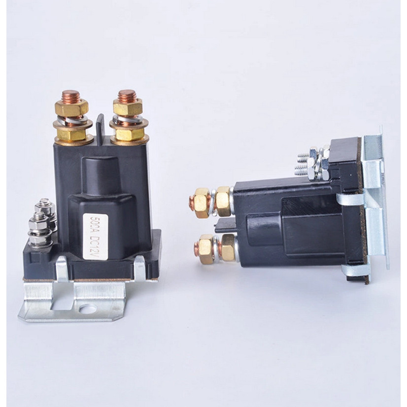 High Current 500A 12V/24V Relay Dual Battery Start Relay Large Current ...