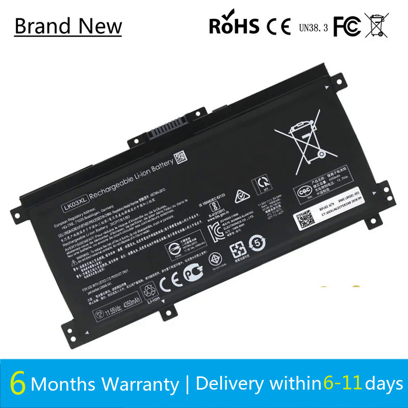 LK03XL Laptop Battery For HP envy 15 x360 15-bp 15-cn TPN-W127 W128 ...