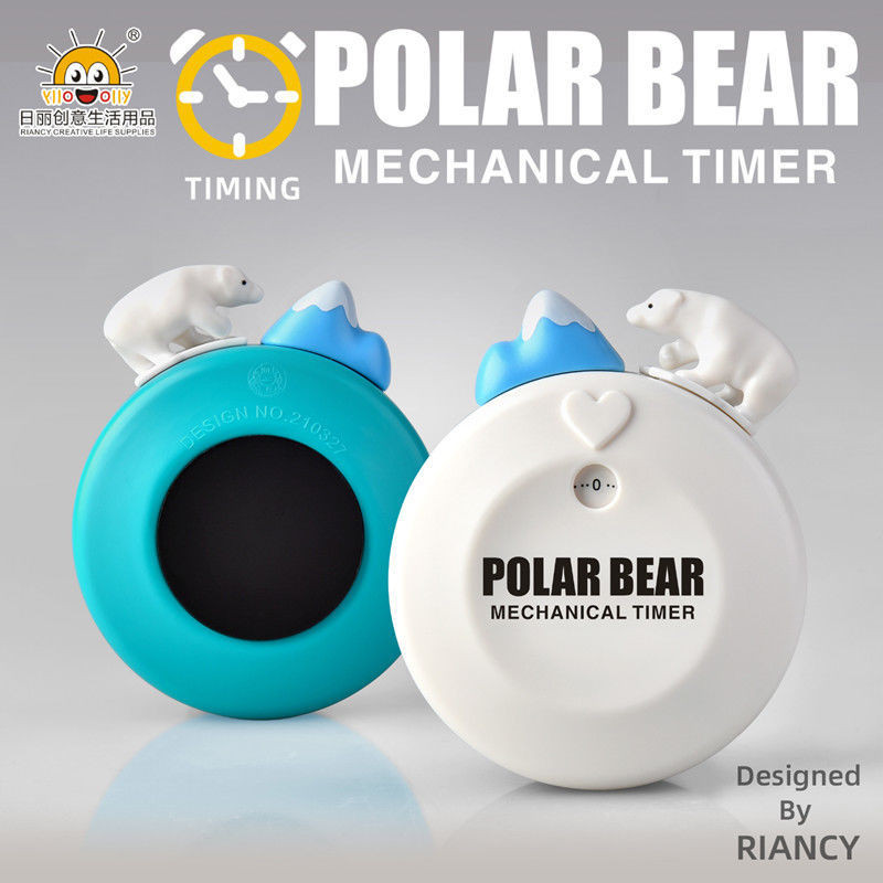 Ice Bear Cartoon Timer Children Learning Self-Discipline Reminder ...