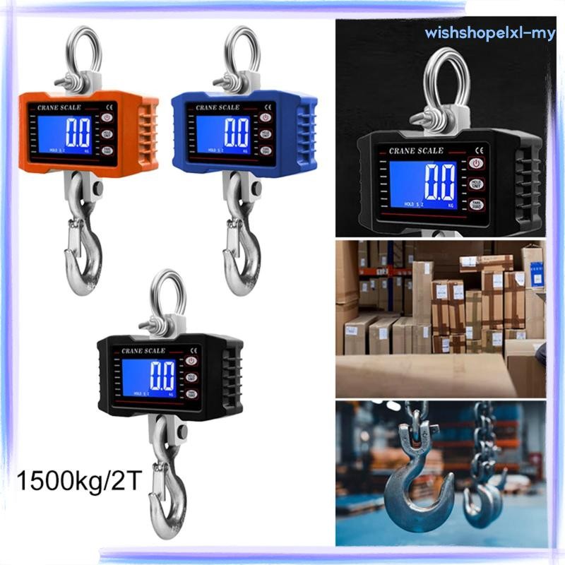 [WishshopelxlMY] Hanging Scale Digital Crane Scale Household Scale Hold ...