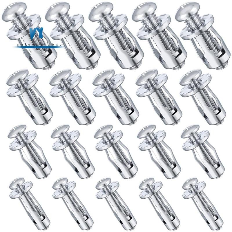 20pcs M 4 M5 M6 M8 Jack Nuts, Carbon Steel Expansion Screw Nut ...