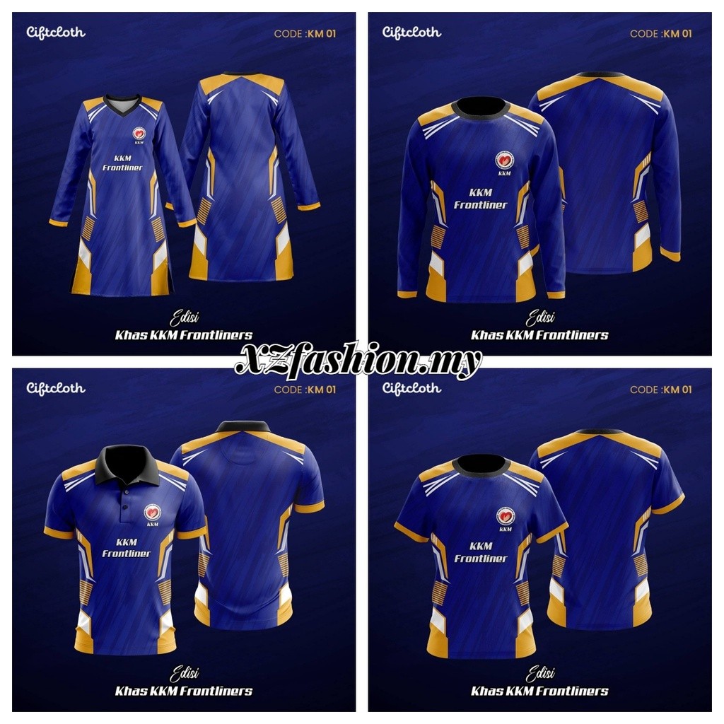 Jersey Murah Baju Jersi Muslimah Khas KKM Frontliners Jersey Muslimah ...