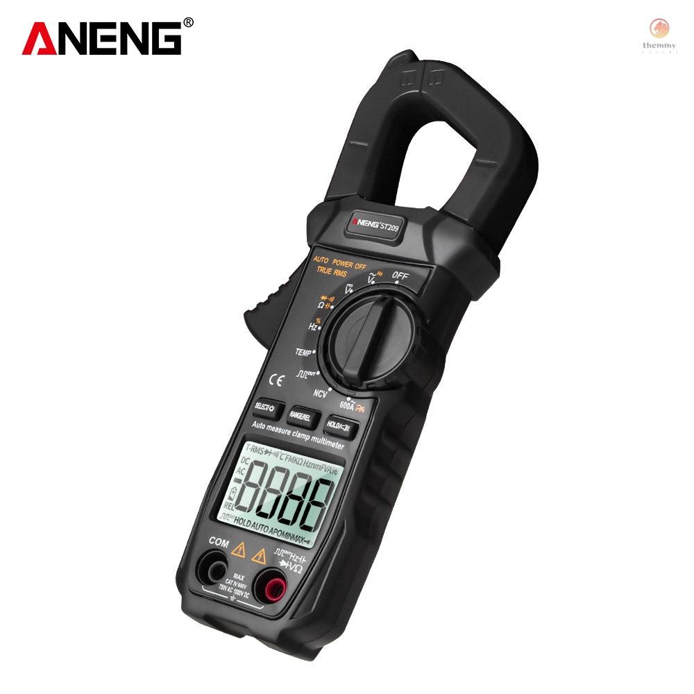ANENG ST209 Digital Multimeter Clamp Meter 6000 Counts True RMS Amp DC ...