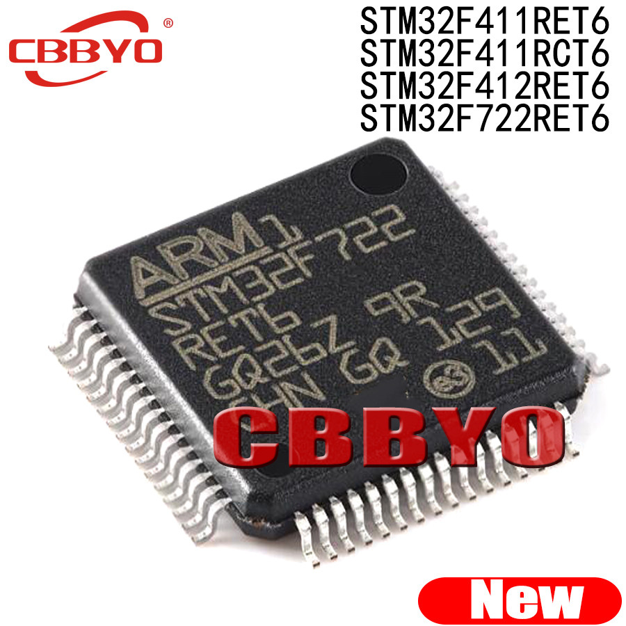1pcs Brand New STM32F411RET6 STM32F411RCT6 STM32F412RET6 STM32F722RET6 STM32F411 RET6 RCT6 ...