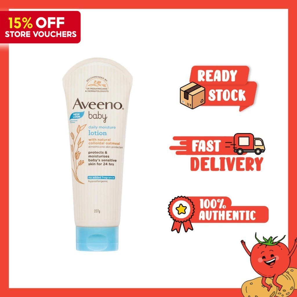 Aveeno Baby Daily Moisture Lotion Oatmeal | [227 grams] | Shopee Malaysia