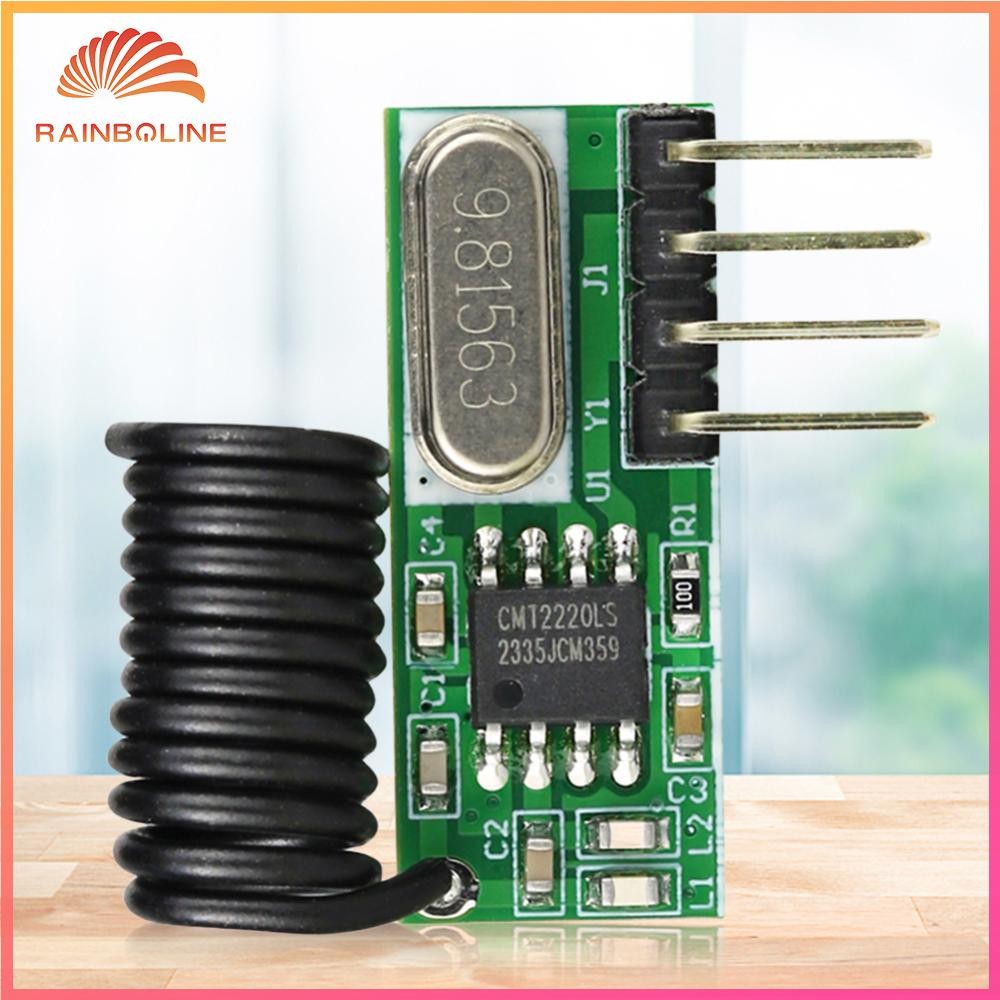 Rain 1-5PCS 315MHz/433MHz Superheterodyne RF Receiver Module WirelessRF ...