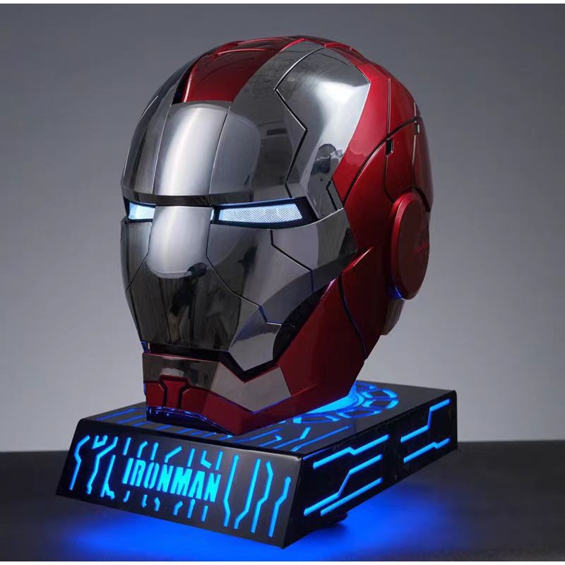 MK5 Iron Man Electric Helmet Wearing 1:1 Human Wearable Mask Multi ...