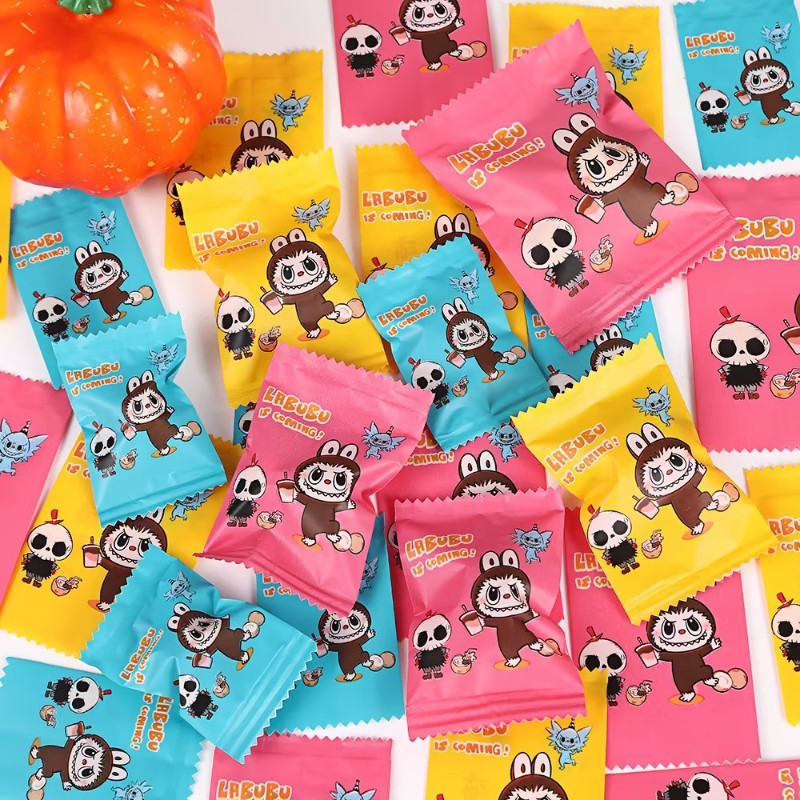 100pcs/set cartoon creative labubu design children's surprise blind bag ...