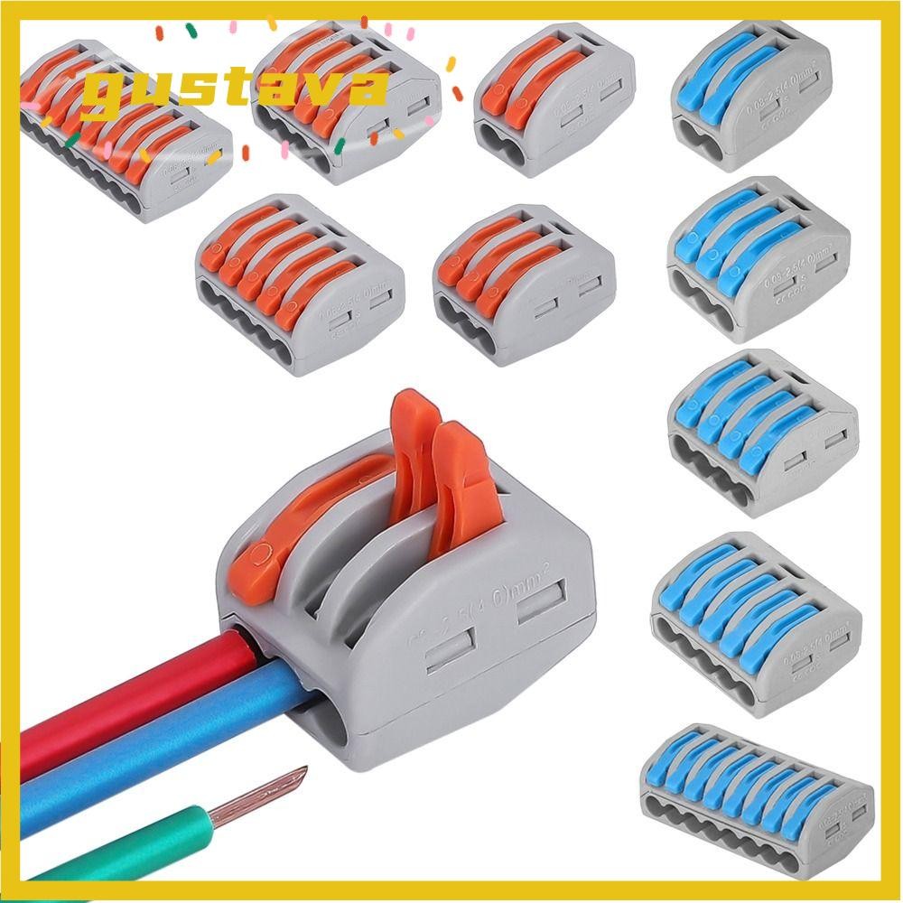 Gustava Quick Terminal Block Mini Universal Compact Wire Connector Quick Electrical Cable